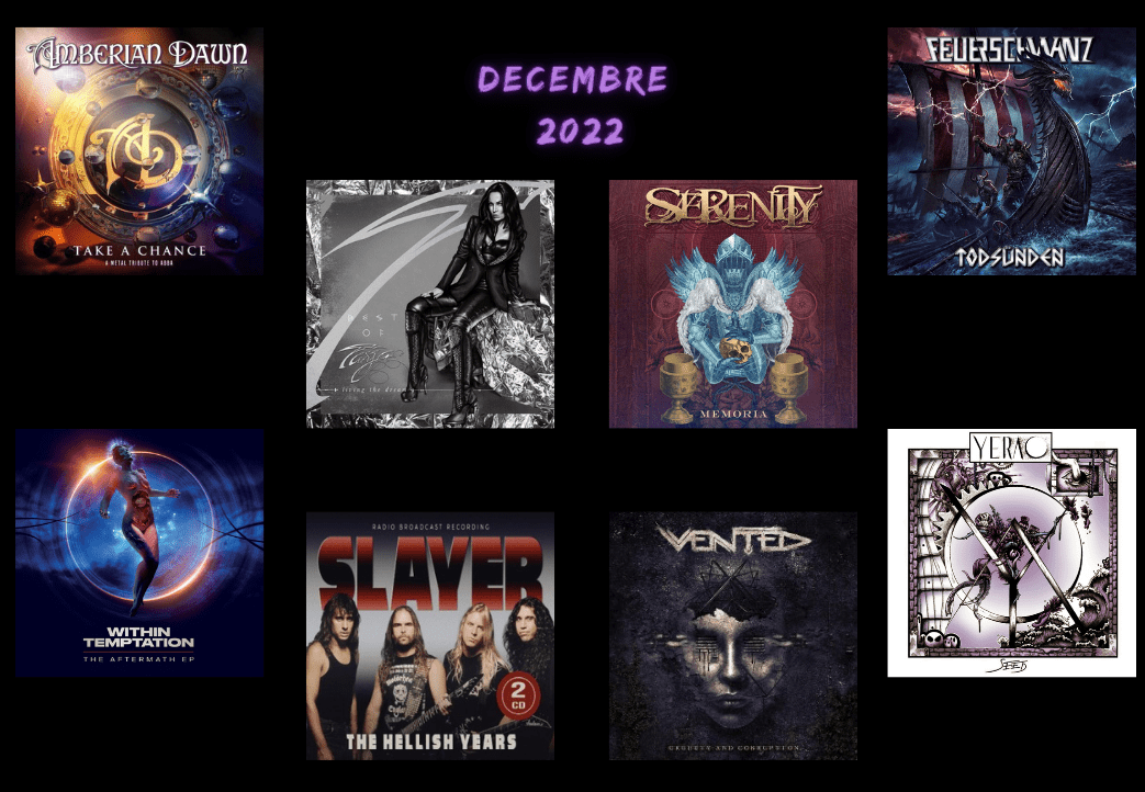 DÉCEMBRE 2022 : les sorties d'album metal de la fin d'année