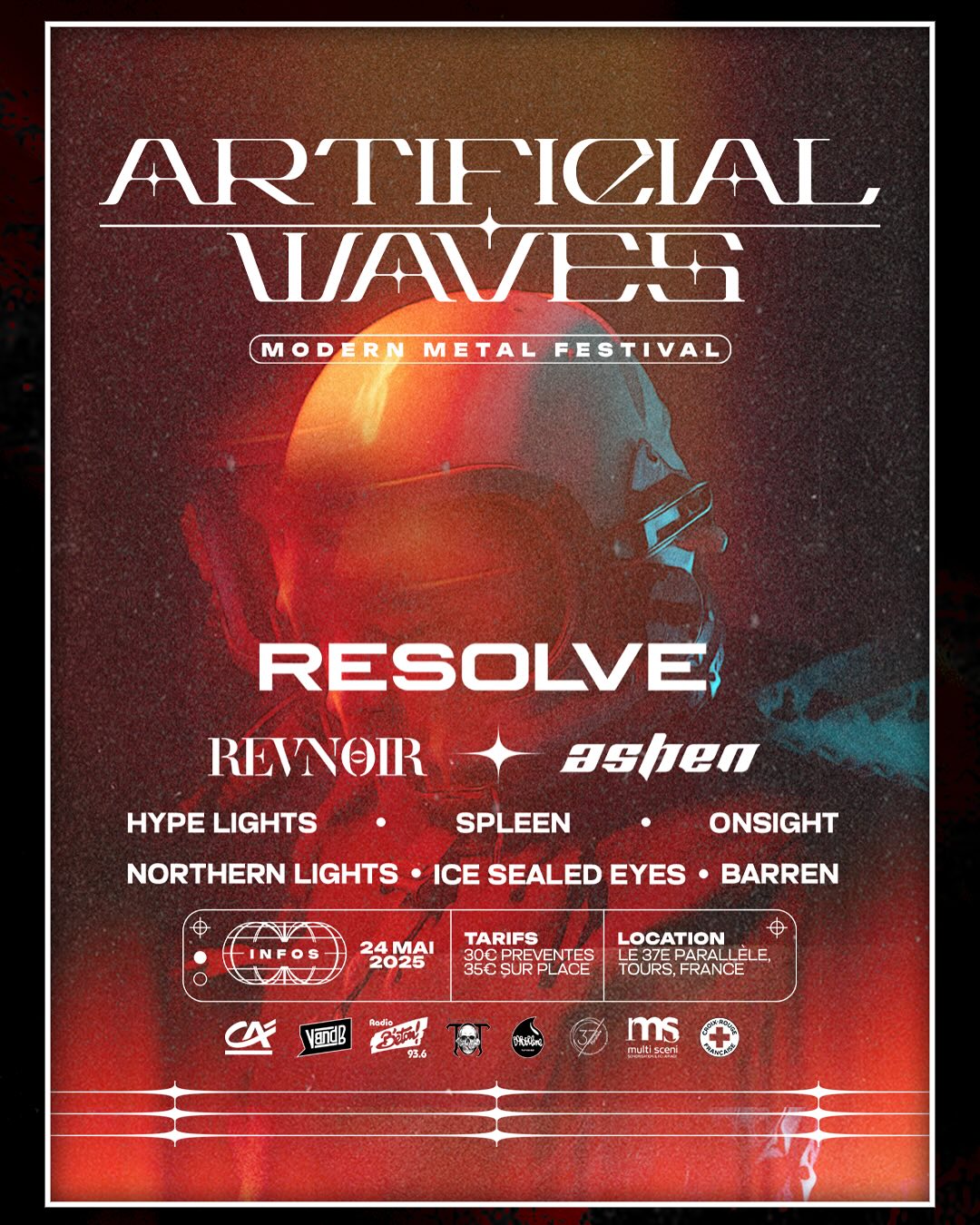 ARTIFICIAL WAVES 2025 : l'affiche dévoilée ! - Long Live Metal