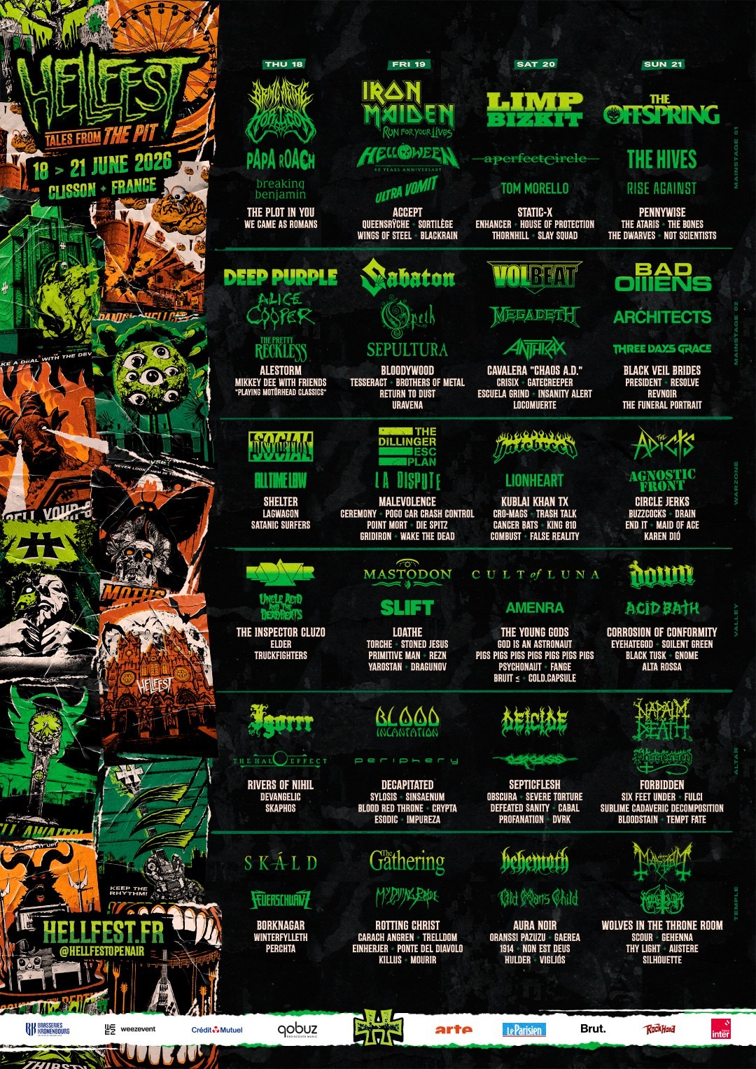 HELLFEST 2026 : la programmation est dévoilée ! - Long Live Metal